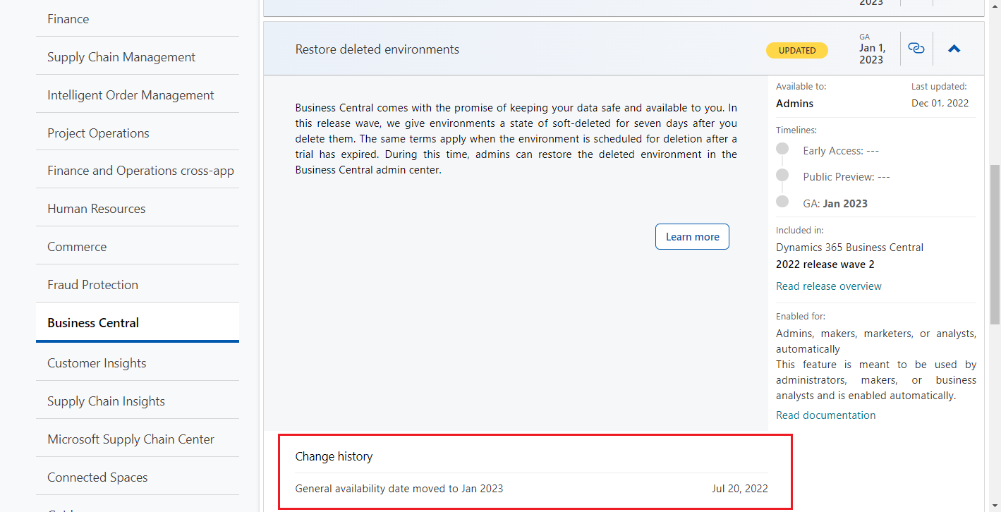 Dynamics 365 and Microsoft Power Platform Release planner (Tracking new ...