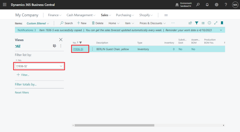 Dynamics 365 Business Central: Entering Criteria in Filters (Not equal to multiple criteria ...