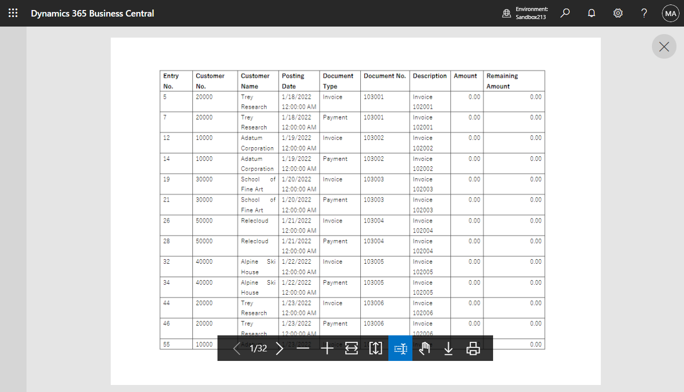 Dynamics 365 Business Central: Creating Report with temporary table ...