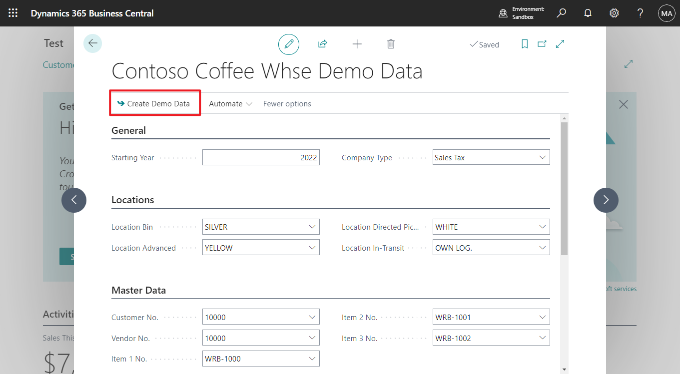 Business Central 2023 wave 1 (BC22) new features: Demo tool and data ...