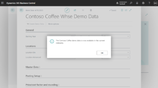 Business Central 2023 wave 1 (BC22) new features: Demo tool and data ...