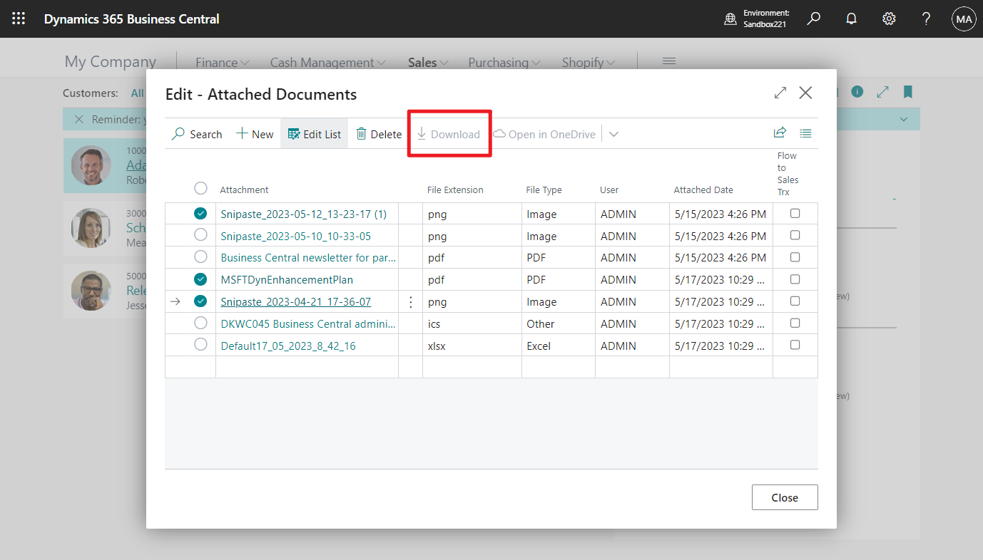 Dynamics 365 Business Central: How to bulk export/download attachments (Downloading multiple ...