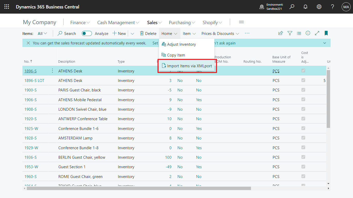 Dynamics 365 Business Central: How to import data from CSV (comma-separated values) file ...