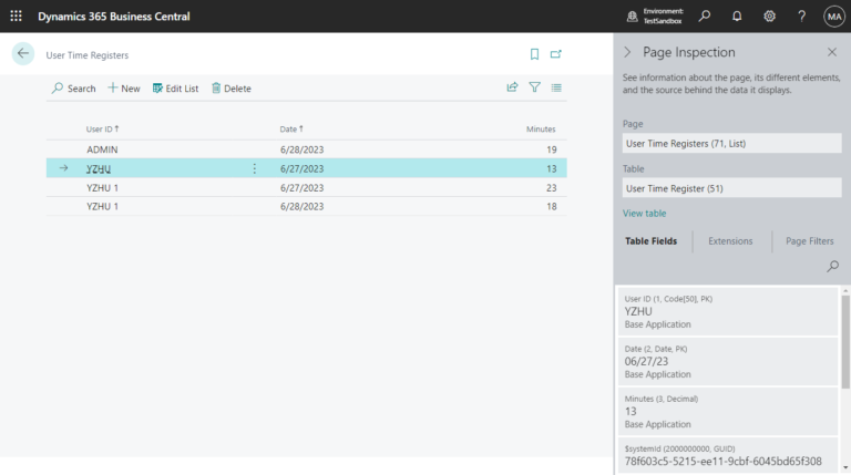Dynamics 365 Business Central: User Login History (Register Time and ...