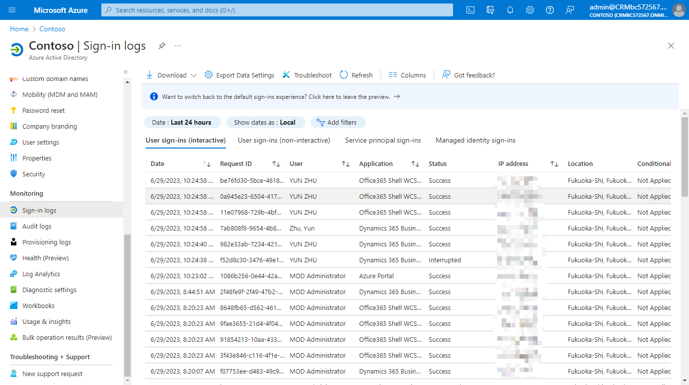 Dynamics 365 Business Central: User Login History (Register Time and ...