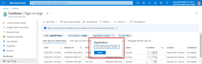 Dynamics 365 Business Central: User Login History (Register Time and ...