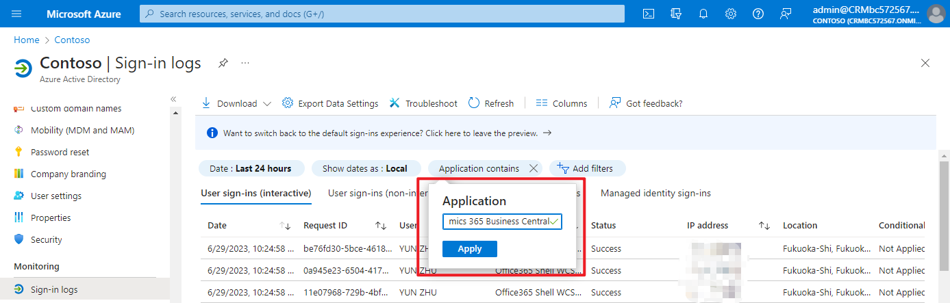 Dynamics 365 Business Central: User Login History (Register Time and ...