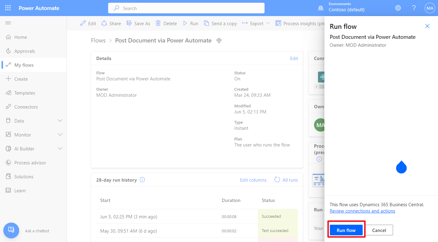 Dynamics 365 Business Central: How to post document/journal via Power ...