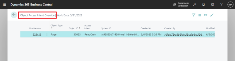 Dynamics 365 Business Central: Managing Database Access Intent ...