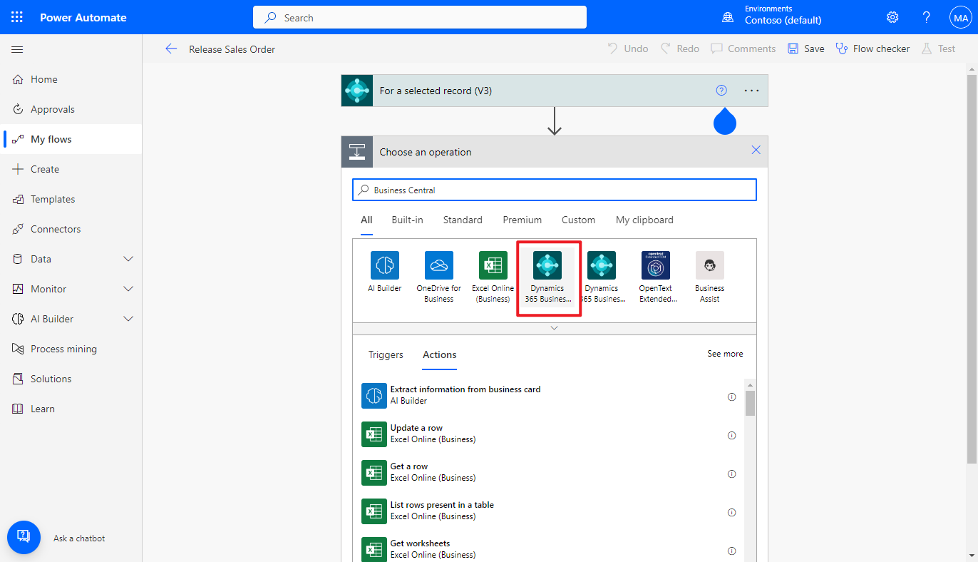 Dynamics 365 Business Central: Release a Sales Order with Power ...