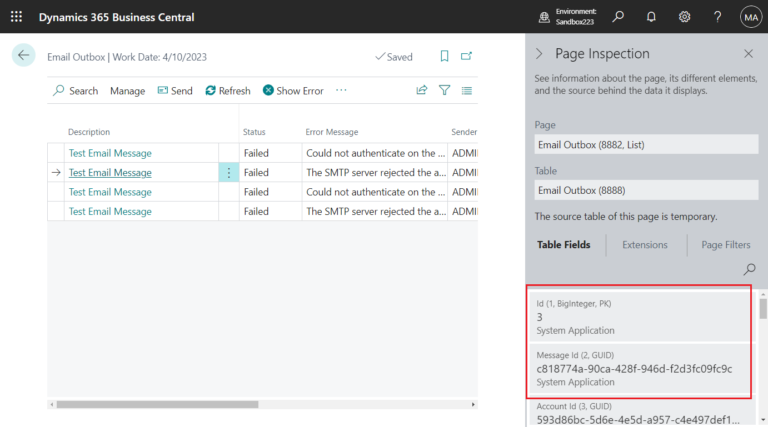 Dynamics 365 Business Central: Can we access the standard internal ...
