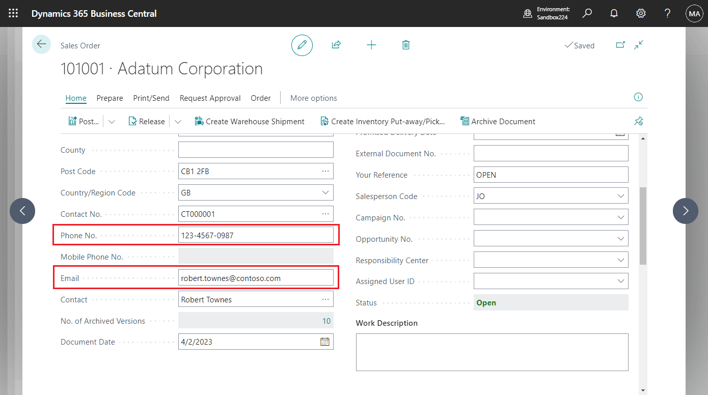Dynamics 365 Business Central: How to validate E-Mail field and Phone field format via AL ...