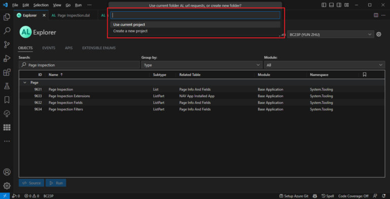 Business Central 2023 wave 2 (BC23): Open Visual Studio Code (Debugging ...