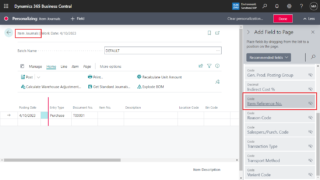 Business Central 2023 wave 2 (BC23): Add more columns to pages for ...