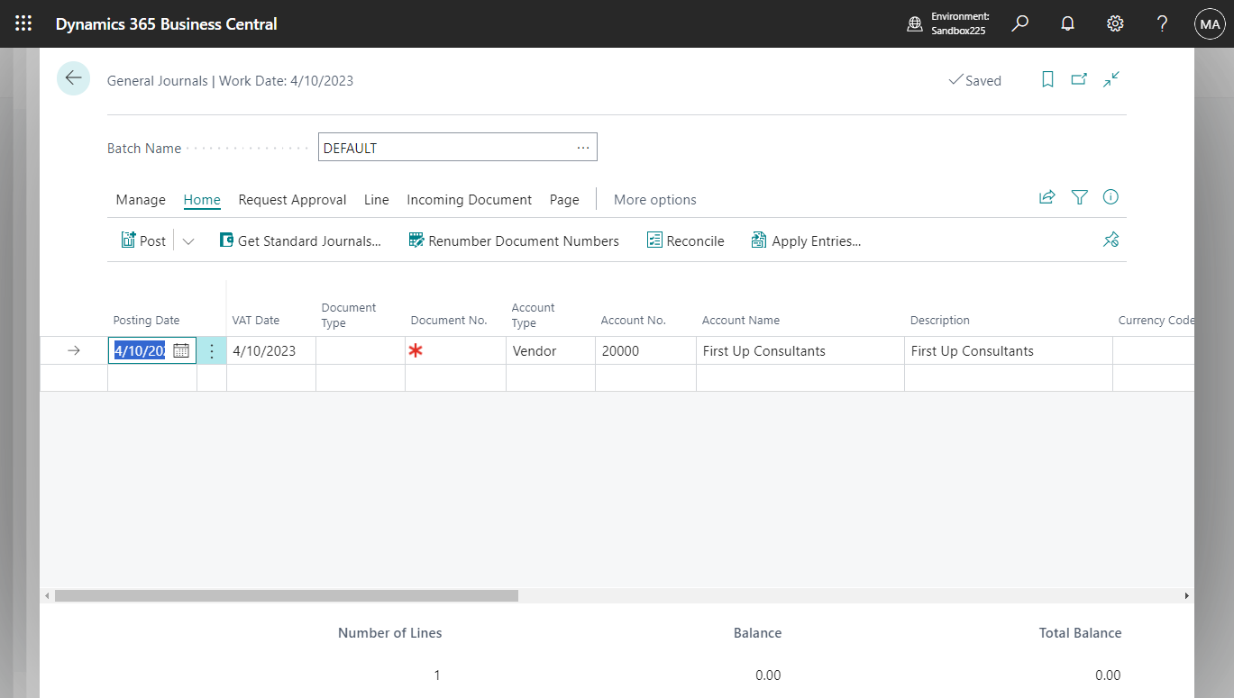 Business Central 2023 wave 2 (BC23): More control over general journal ...