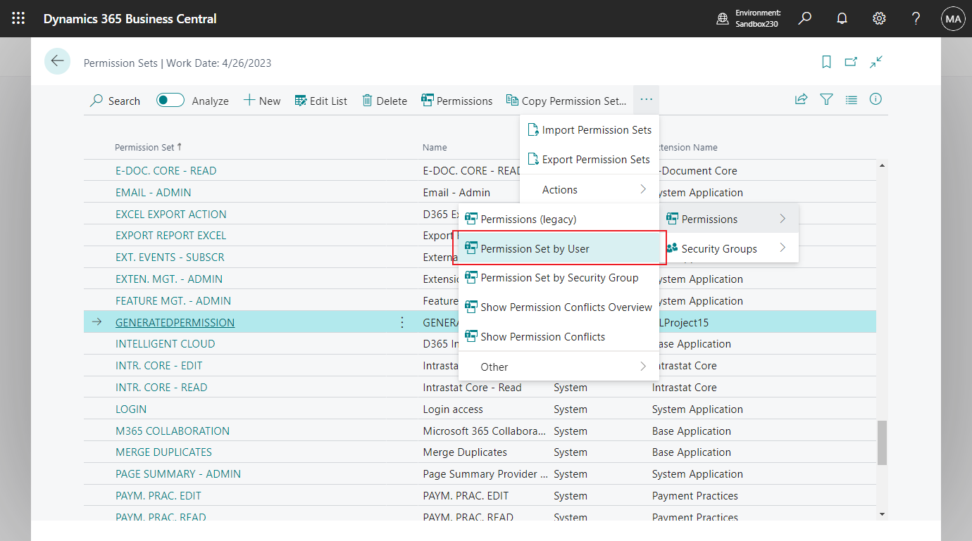 Dynamics 365 Business Central: Check whether a user has a specific ...