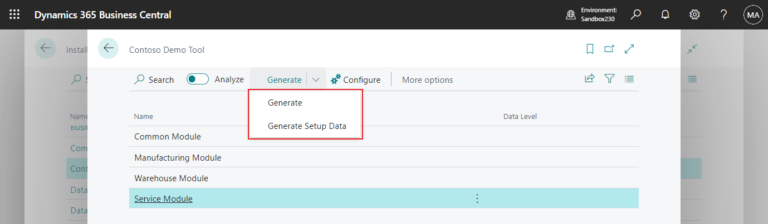 Business Central 2023 wave 2 (BC23): Demo tool and data for service ...