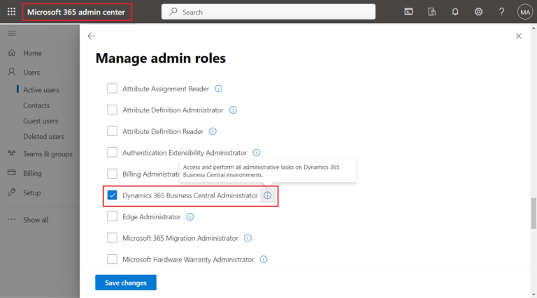 Granular administration as Dynamics 365 Business Central Administrator (New BC admin role in ...