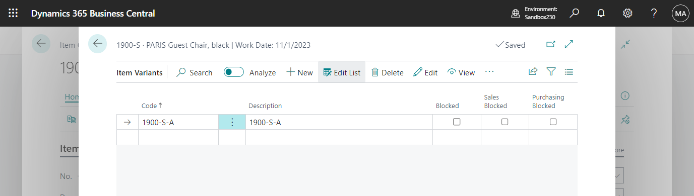 Dynamics 365 Business Central: Ignoring Item variant/reference ...