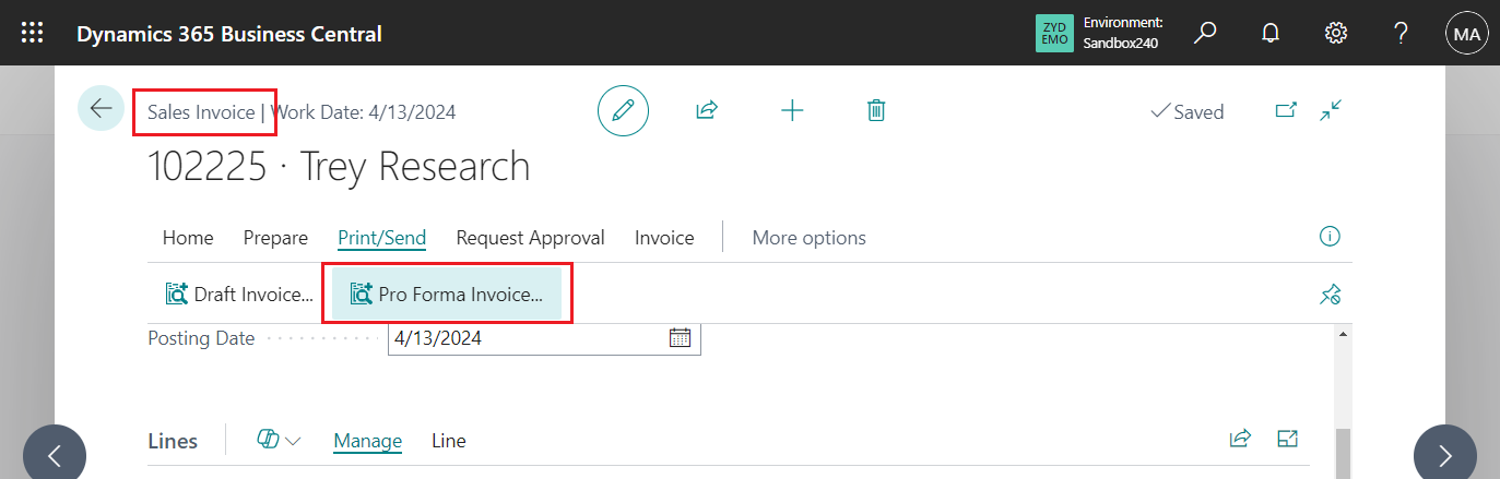 Dynamics 365 Business Central: How to print all type of lines in ...