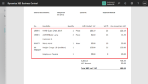 Dynamics 365 Business Central: How to print all type of lines in ...