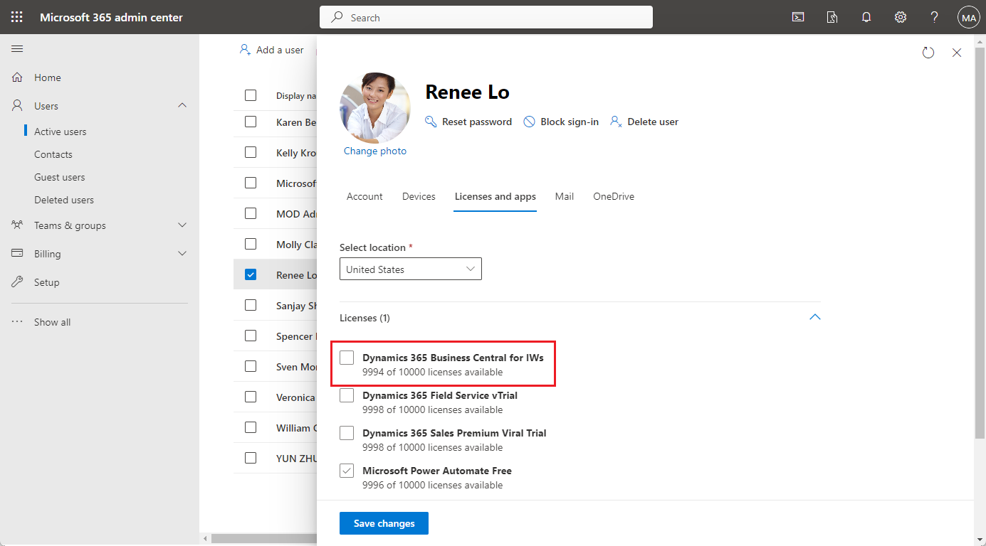 Dynamics 365 Business Central: How to update/sync only one user from ...