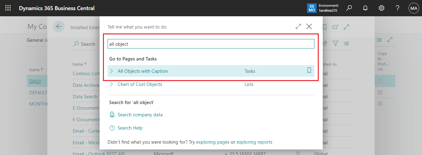Dynamics 365 Business Central: Is there an easy way to check if a ...