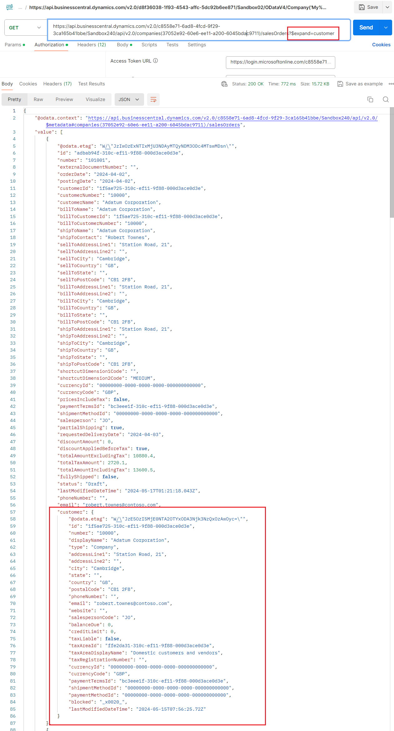 Dynamics 365 Business Central: How to use filter expressions in API ...