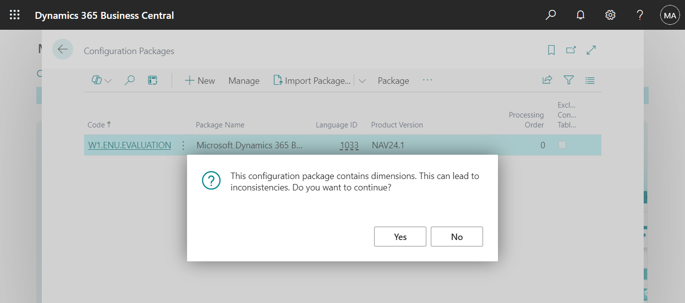 Dynamics 365 Business Central SaaS/Cloud W1 version: How to create an ...