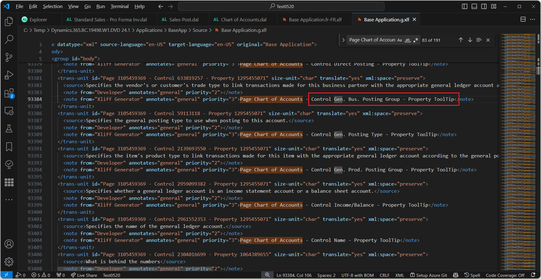 Dynamics 365 Business Central: How to locate the object that needs to be translated in a ...