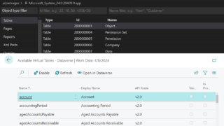 Dynamics 365 Business Central: System tables, Virtual tables and ...