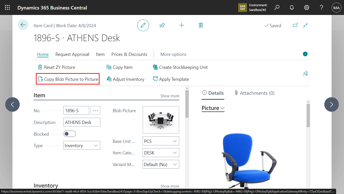 Dynamics 365 Business Central: Conversion between Blob data type and Media/MediaSet data type ...