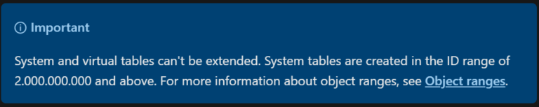 Dynamics 365 Business Central: System tables, Virtual tables and ...