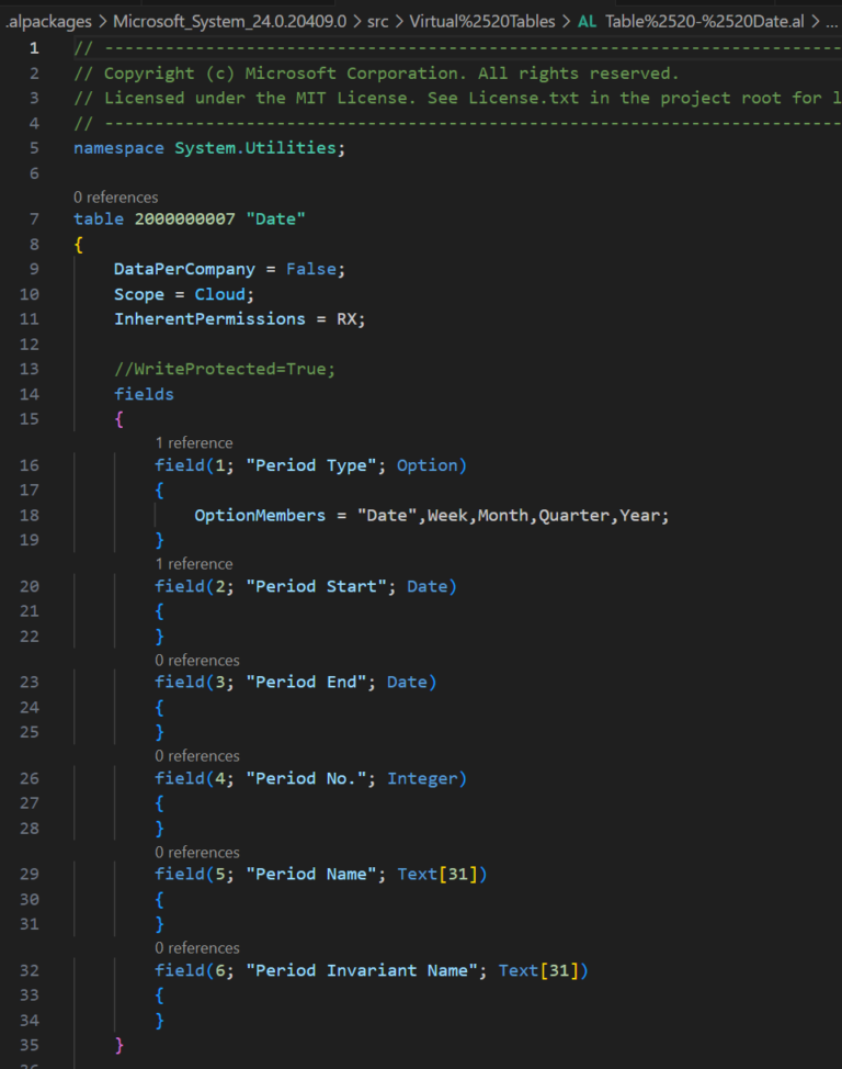 Dynamics 365 Business Central: System tables, Virtual tables and ...