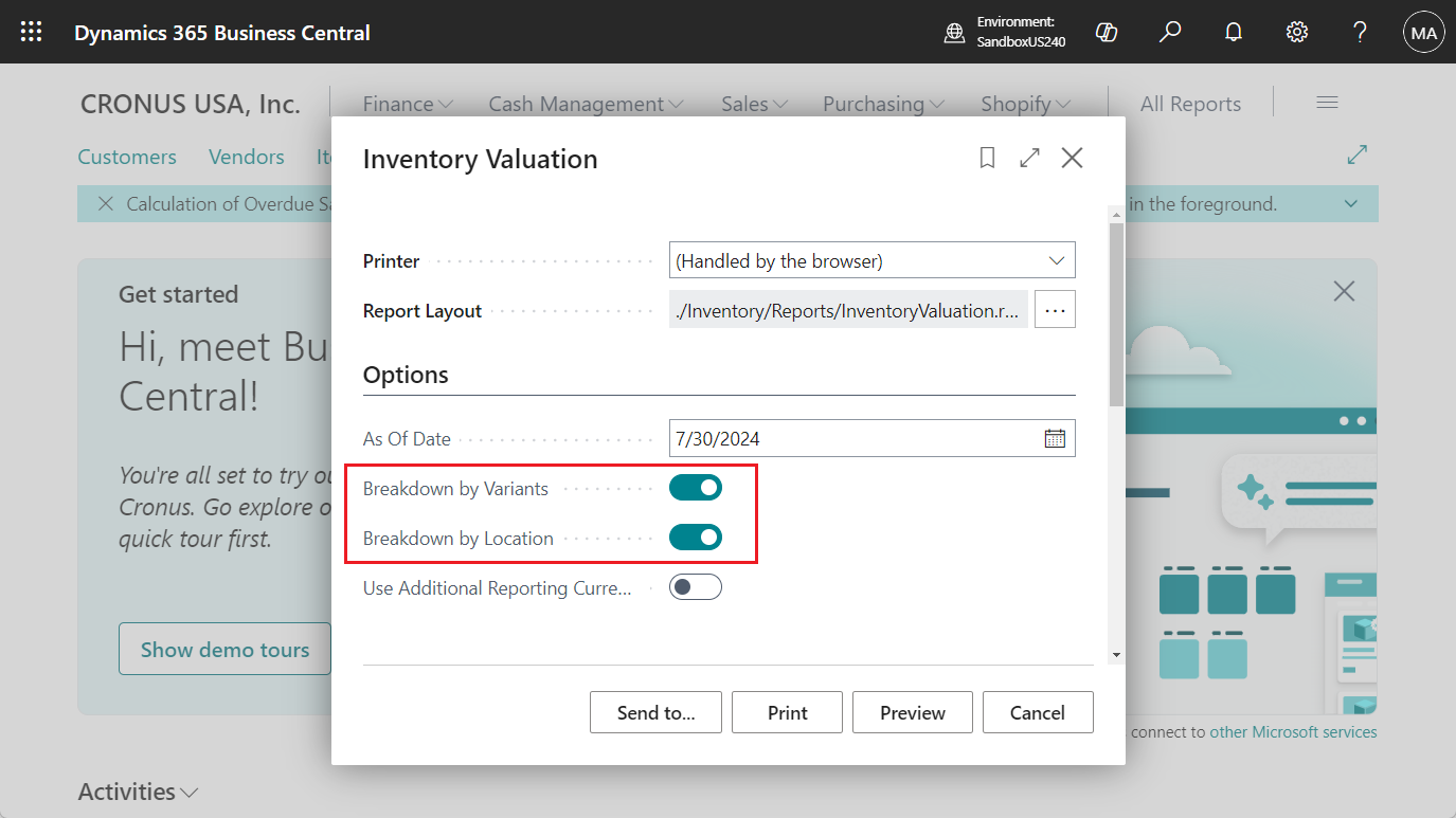 Dynamics 365 Business Central: How to quickly check inventory quantity ...