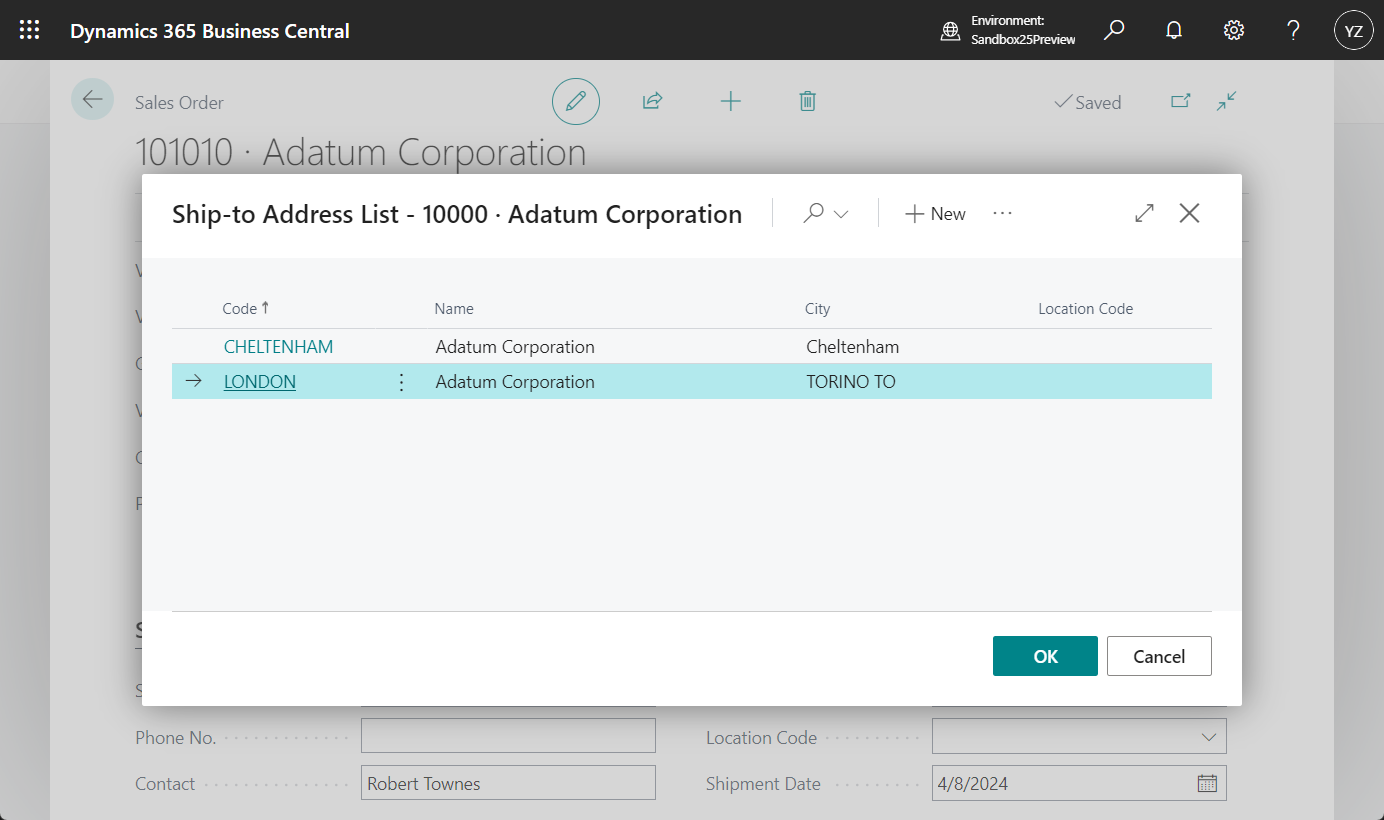 Business Central 2024 wave 2 (BC25): Use multiple VAT/TAX numbers for a ...