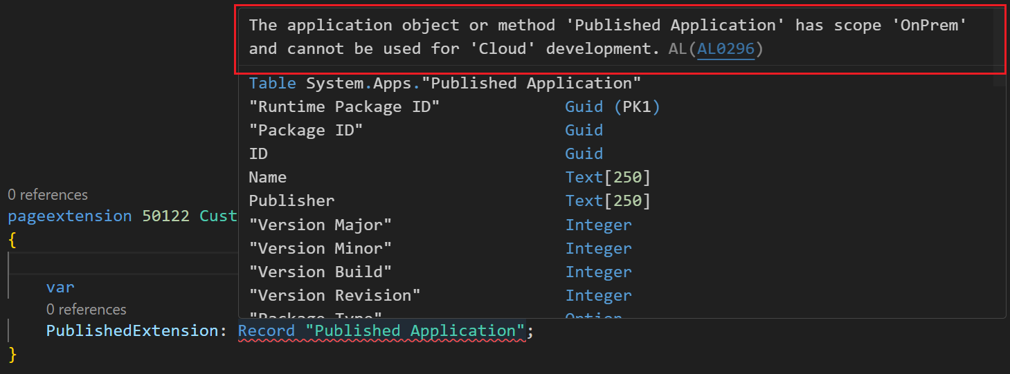 Business Central 2024 wave 2 (BC25): Support for the Scope property on ...