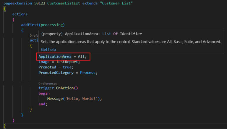 Dynamics 365 Business Central: Why are custom actions not displayed ...