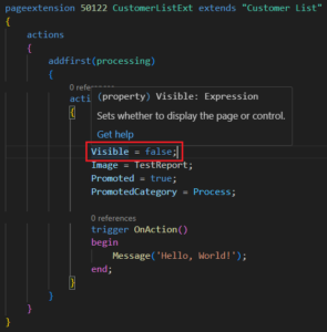 Dynamics 365 Business Central: Why are custom actions not displayed? (Can’t view custom action ...