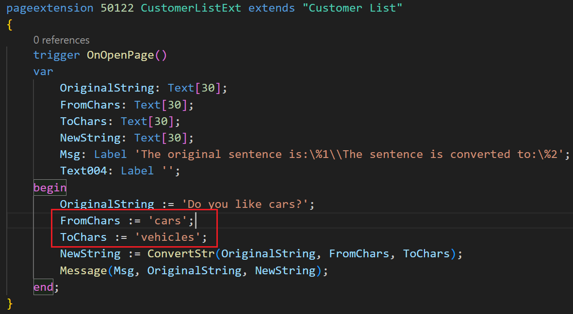 Dynamics 365 Business Central: How to replace a string in AL (Four ways ...