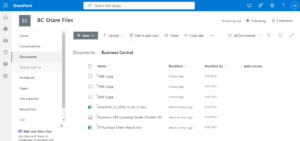 Dynamics 365 Business Central: How to upload files from Business Central to SharePoint (document ...