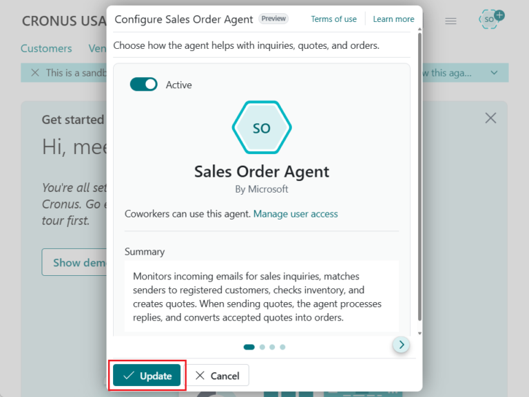 Business Central 2025 wave 1 (BC26): The public preview of the Sales ...