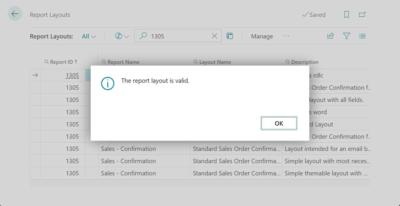 Business Central 2025 wave 1 (BC26): Validate report layouts for errors ...
