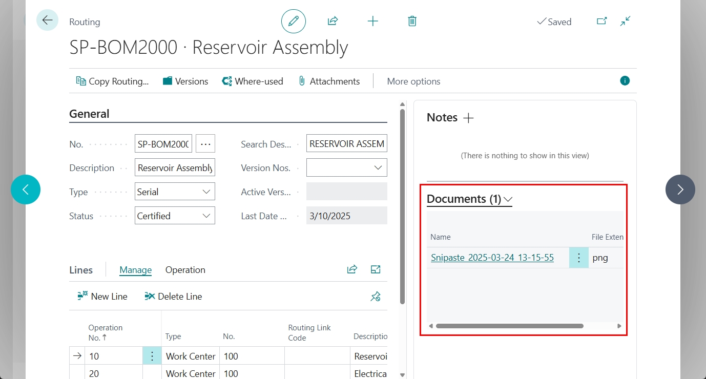 Business Central 2025 wave 1 (BC26): Manage document attachments in ...