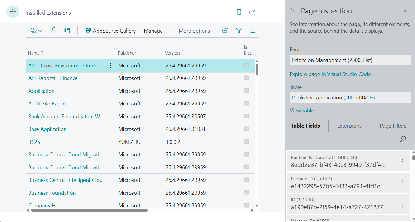 Dynamics 365 Business Central: How to get all dependent packages (dependencies Setting) for the ...