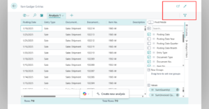 Dynamics 365 Business Central: How to export data to Excel in analysis ...