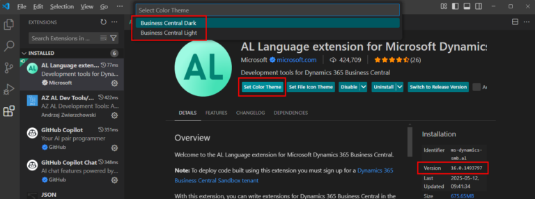 Business Central 2025 wave 2 (BC27): New Business Central Themes for ...